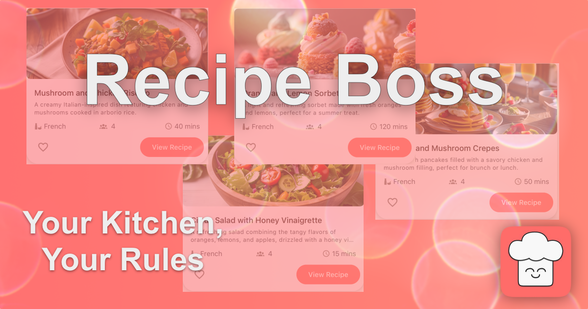 Recipe Boss – Smart Recipe App
